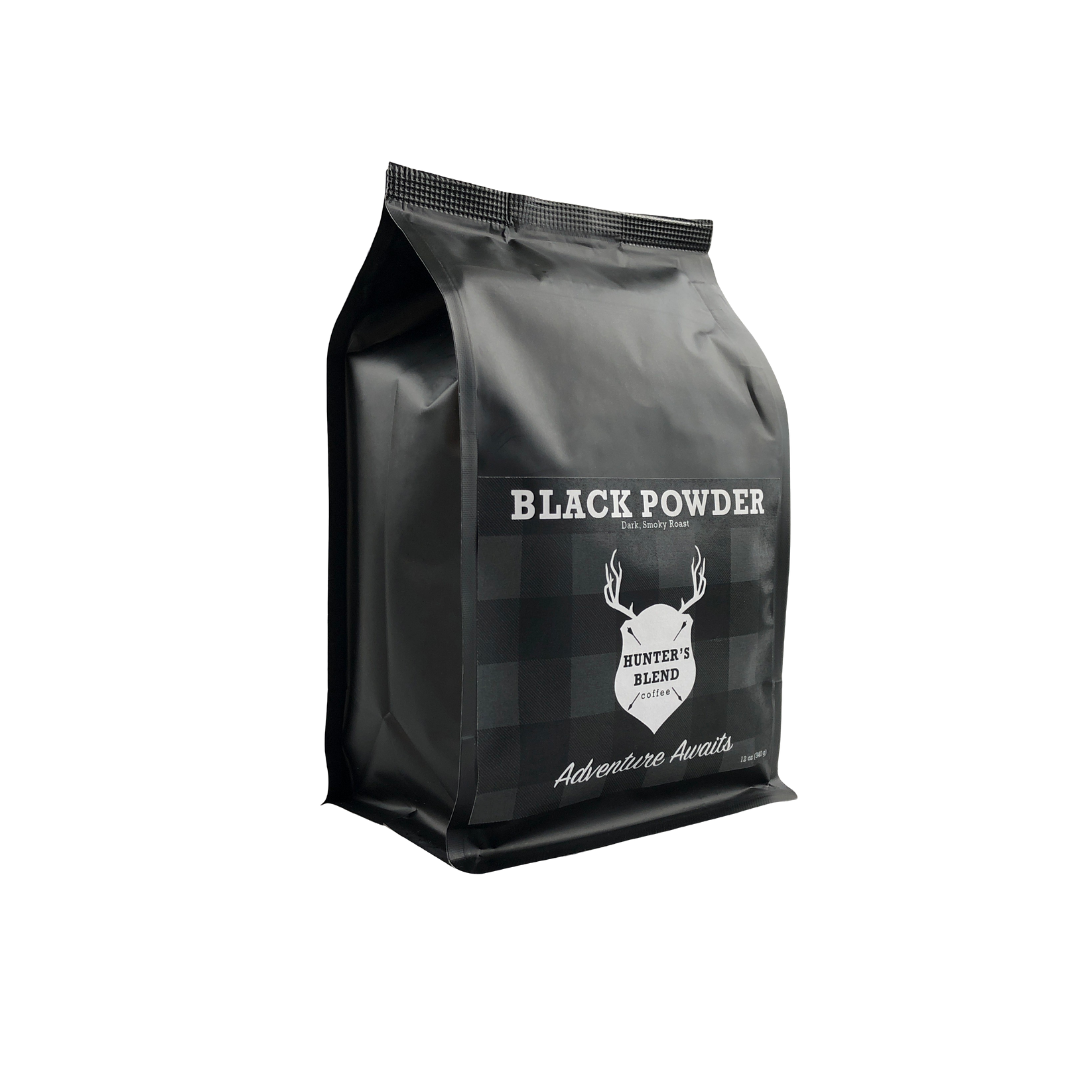 Black Powder Premium Direct Trade Coffee by Hunter's Blend Coffee